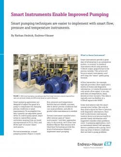 Smart instruments enable improved pumping | Control Global