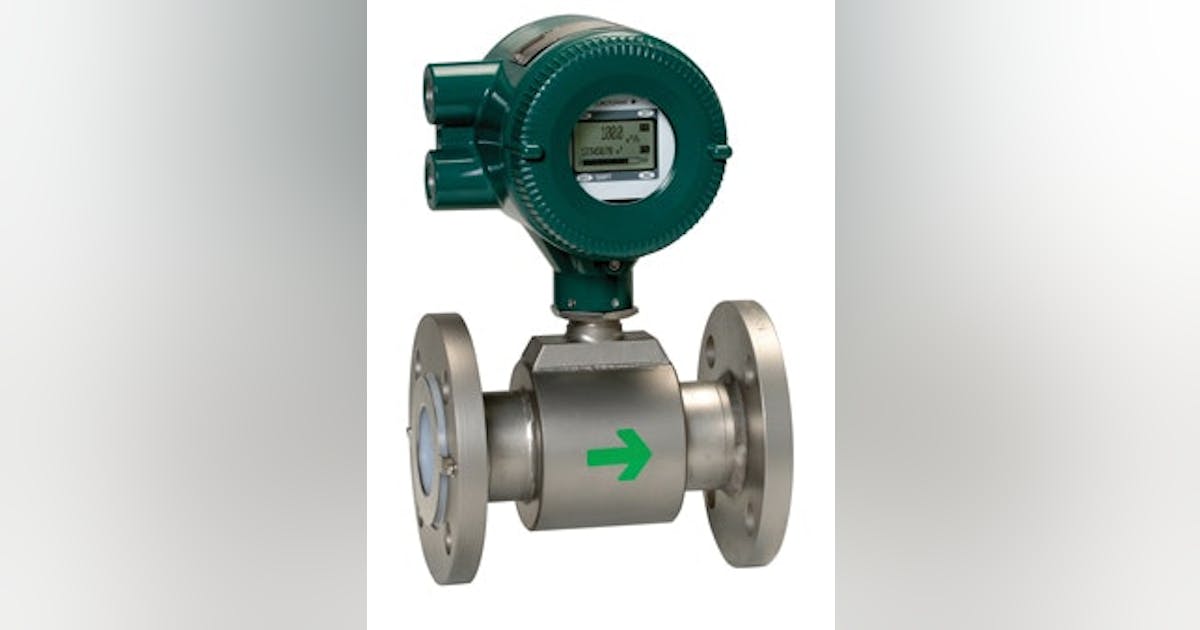 Industrial Flowmeter Yokogawas Admag Axr Magnetic Flowmeter Control