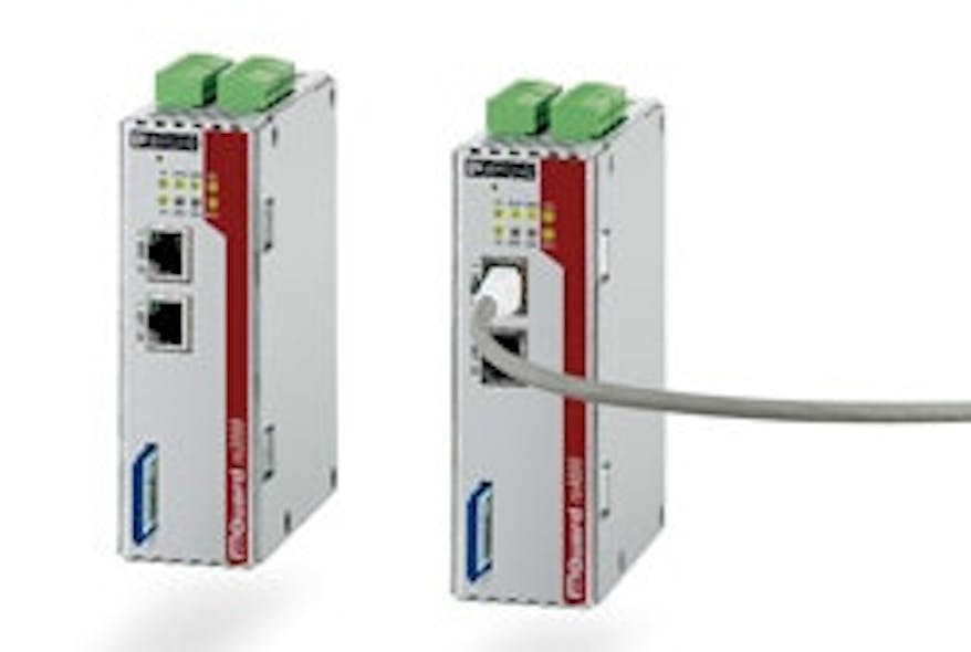 Operator Interface Hardware: Phoenix Contact's FL mGuard Security ...