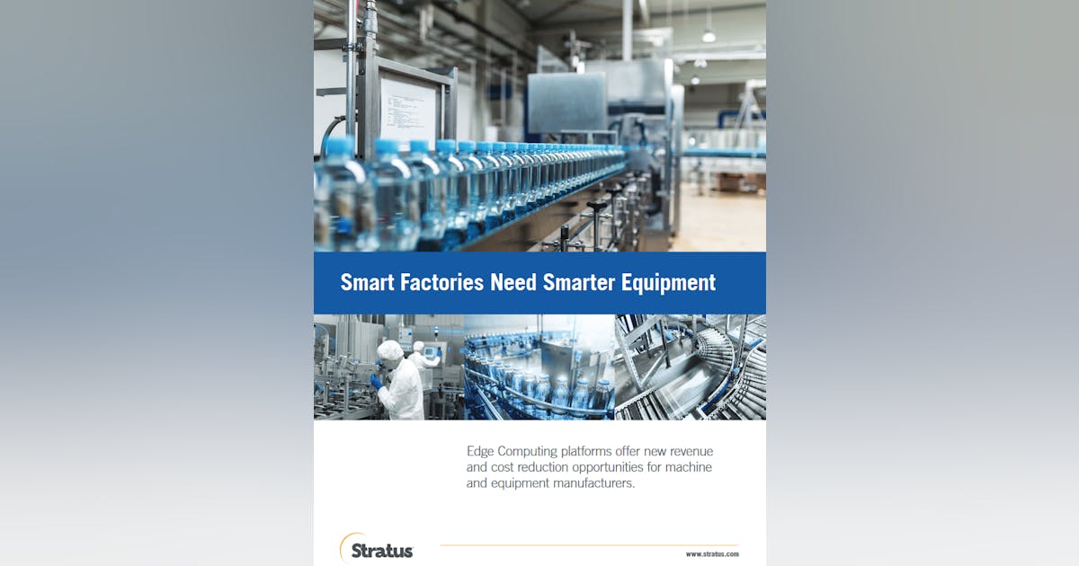 Smart Factories Need Smarter Machines | Control Global Smart Factories Need Smarter Machines | Control Global